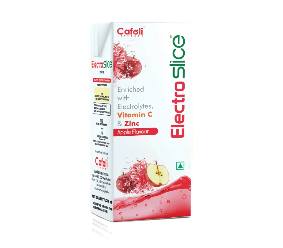 ORS -Apple Flavour - Electroslice ORS Tetra Pack