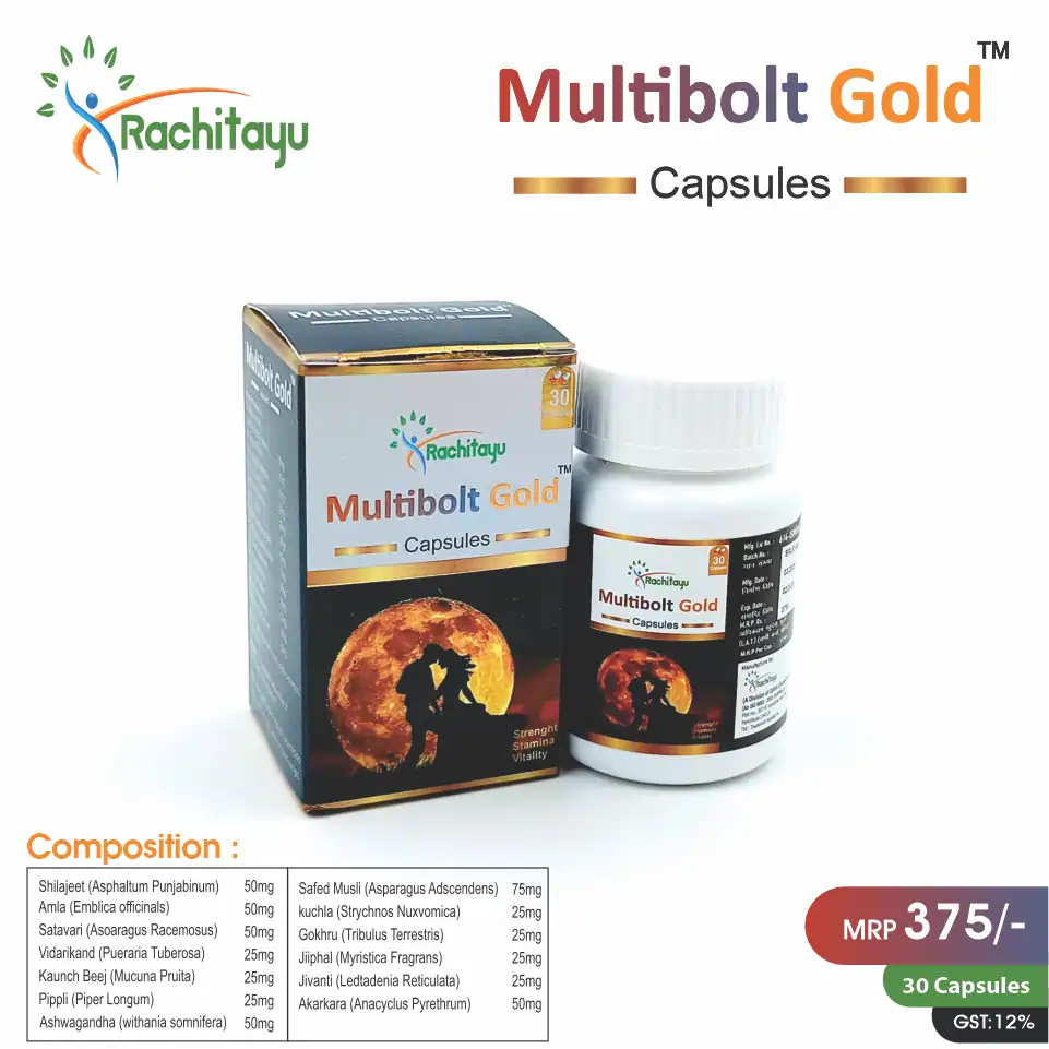 Man Power Capsule Multibolt Gold