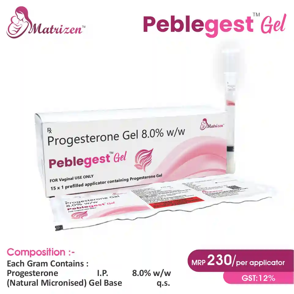 Progesterone Gel 8.0 % w/w Peblegest Gel